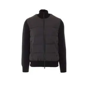 Moncler Logo Padded Quilted Cardigan