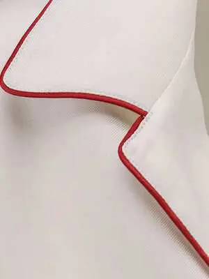 TOM FORD Silk Shirt With Piping Detail