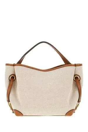 Chloé Canvas And Leather Trimmed Tote Bag - Multicolor