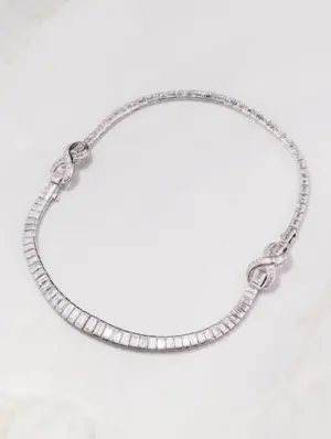 Estate Diamond Transformable Necklace, Circa 1950s-1960s - Coral