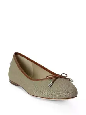 Ralph Lauren Jayna Ballet Flats - Green