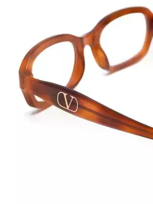 Valentino Garavani Vlogo Signature Rectangle-frame Eyeglasses