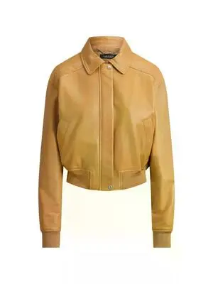 Ralph Lauren Lambskin Leather Flight Jacket