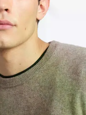 YVES SALOMON Crew Neck Cashmere Sweater