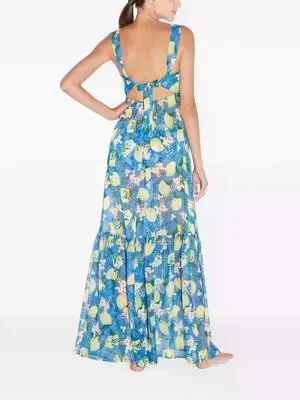 La Perla Floral Print Maxi Dress