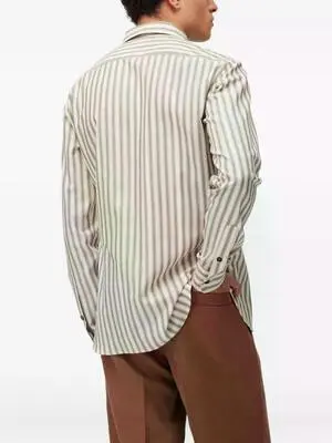 RETORI Striped Patch-pocket Shirt