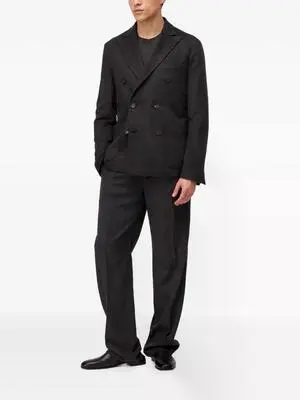 RETORI Double-breasted Patch-pocket Blazer