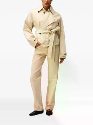 RETORI Retrof I Mini Trench Belt-detail Denim Jacket