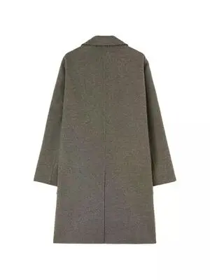 RETORI Double-breasted Wool Coat With Damier Embroidery