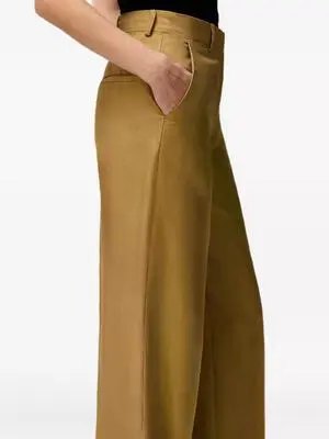 RETORI Retrofi Pleated Silk Wide-leg Trousers