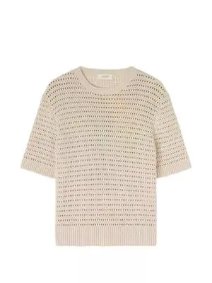 RETORI Retro Net-stitch Cotton T-shirt