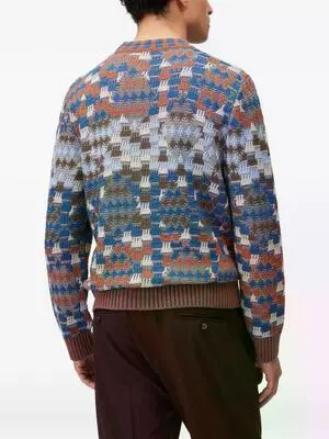 RETORI Retrogi Virgin Wool Argyle Sweater