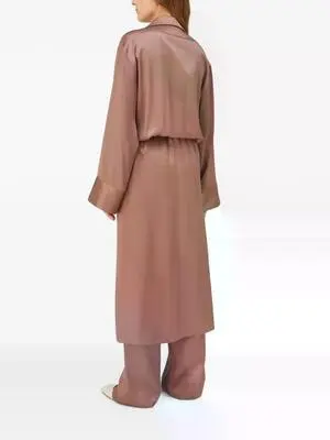 RETORI Retro Wrap Design Maxi Dress
