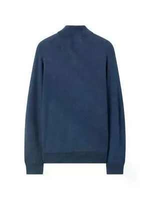 RETORI Argyle-knit Long-sleeve Polo Shirt