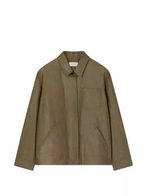 RETORI Embroidered Iridescent Overshirt
