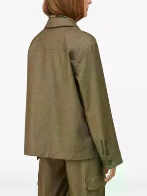 RETORI Embroidered Iridescent Overshirt