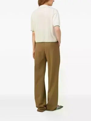 RETORI Retro'i Contrast-trim Short-sleeve Polo Shirt