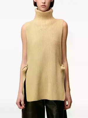RETORI Retro Ribbed Knit Side-tie Vest