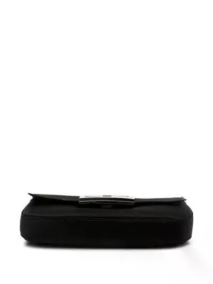 Fendi Satin Baguette Phone Pouch Satchel