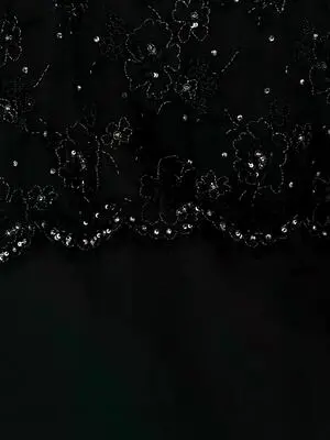 Valentino Garavani Sequin-embellished Floral Lace Midi Dress