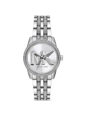Michael Kors Crystal-embellished -tone Watch - Silver