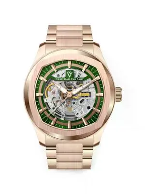 CHRISTIAN VAN SANT Romeo Skeleton Watch - Green