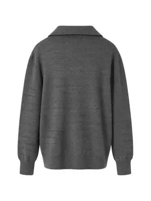 RETORI Knitted Long-sleeved Wool Polo Shirt