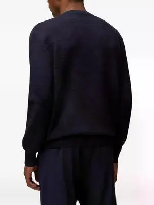 RETORI Retro Interlock-knit Crew-neck Sweater