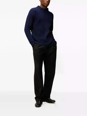 RETORI Ribbed-knit Mock Neck Cashmere Sweater