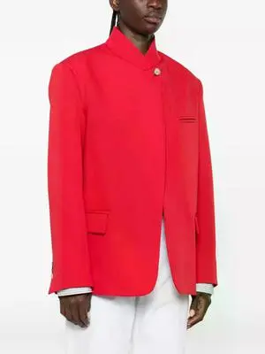 VICOLO High-neck Single-button Blazer