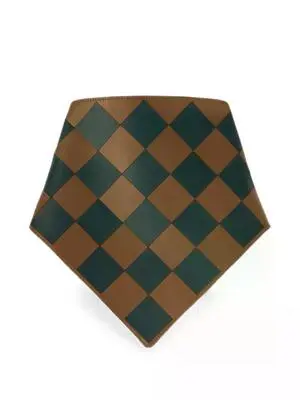 RETORI Damier Pattern Leather Bandana