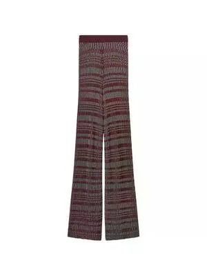 RETORI Retro Micro-check Wide Leg Trousers