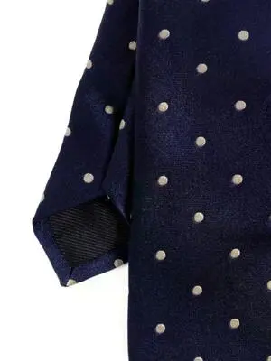 TOM FORD Polka-dot Silk Neck Tie - Blue