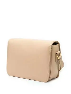 Celine Shiny Calfskin Triomphe Crossbody Bag