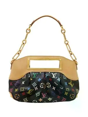 LOUIS VUITTON Monogram Multicolore Judy Pm Satchel - Black