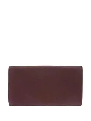 Hermès 2014 Swift Citizen Twill Wallet Long Wallets - Red