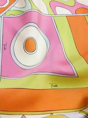 Emilio Pucci Vivara-print Small Silk Carr