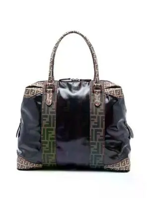 Fendi Zucca Coated Canvas Tote Bag
