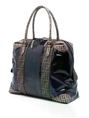 Fendi Zucca Coated Canvas Tote Bag