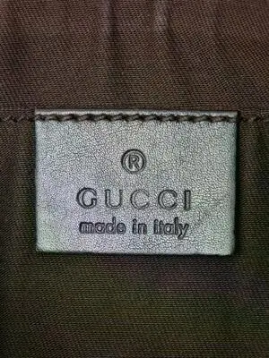 Gucci Gg Canvas Web Jolicoeur Wristlet Pouch