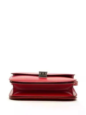 Celine Medium Calfskin Classic Box Crossbody Bag - Red
