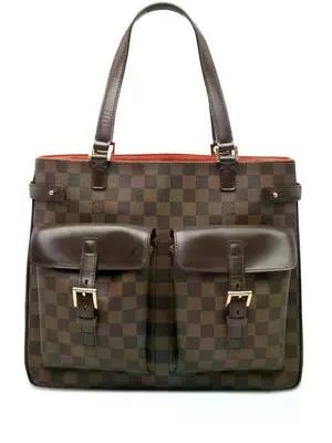 LOUIS VUITTON Damier Ebene Uzes Tote Bag