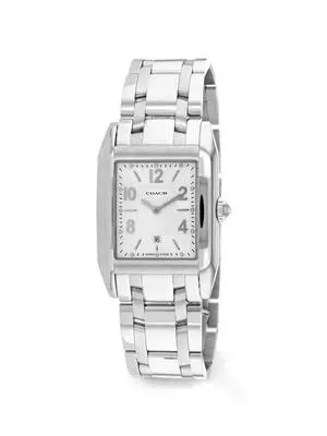 COACH Rectangular Face Watch - White