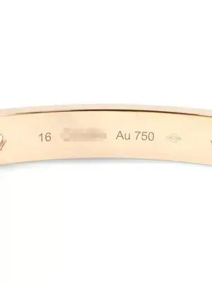 Cartier 18k Rose Gold Diamond Love Bracelet