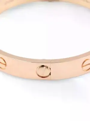 Cartier 18k Rose Gold Diamond Love Bracelet