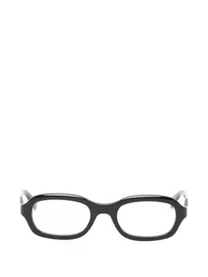 Valentino Garavani Logo Detail Oval Frame Glasses