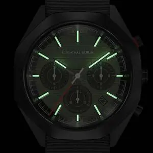 Lilienthal Berlin Octachrono Chronograph Watch - Green