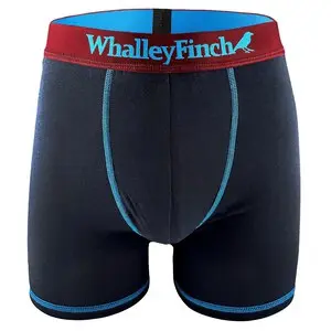 WHALLEY FINCH Denman Navy Boxer Brief - Blue