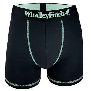 WHALLEY FINCH Everyday Vibe & Mint Boxer Brief - Black