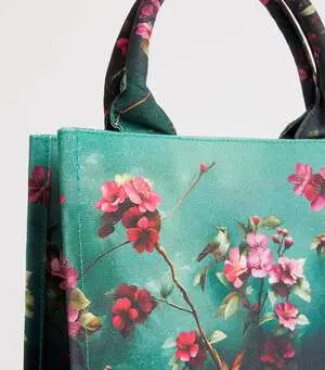 Harrods Small Exotics Tote Bag - Beige